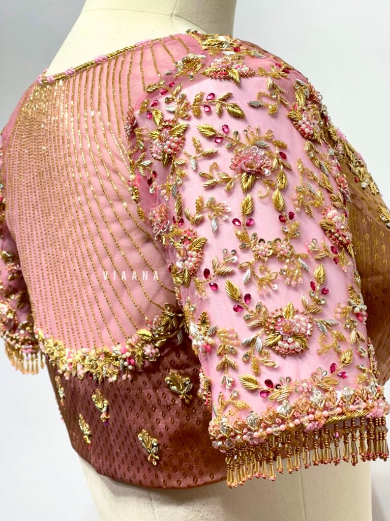 Elegant Aari Work Blouse Designs: Simple Aari Work Blouses and Stunning ...